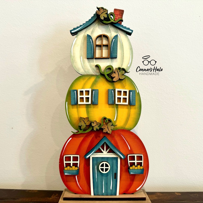 Wooden Fall House - Etsy