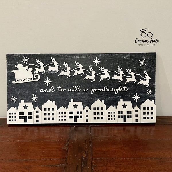 Painted Christmas Sign - Etsy