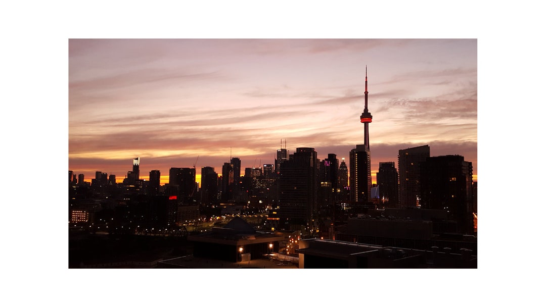 Sunrise Toronto Zoom Background - Etsy