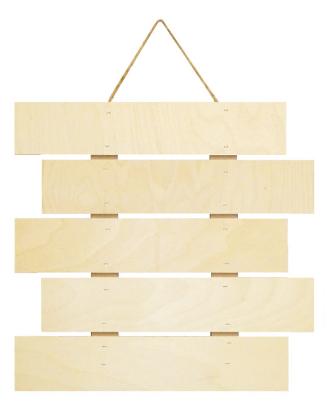 DIY Blank Staggered Pallet, Baltic Birch Sign, Blank Decor, Single ...