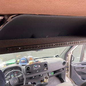 Sprinter Overhead Shelf With L Track and Lights - Etsy