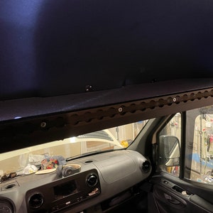 Sprinter Overhead Shelf With L Track and Lights - Etsy