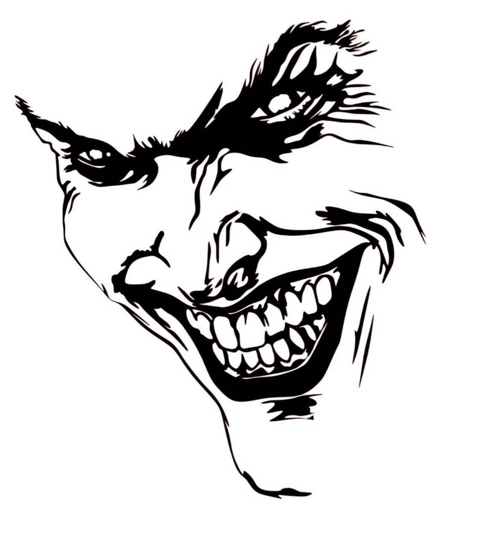 Joker Car Decal Customizable - Etsy