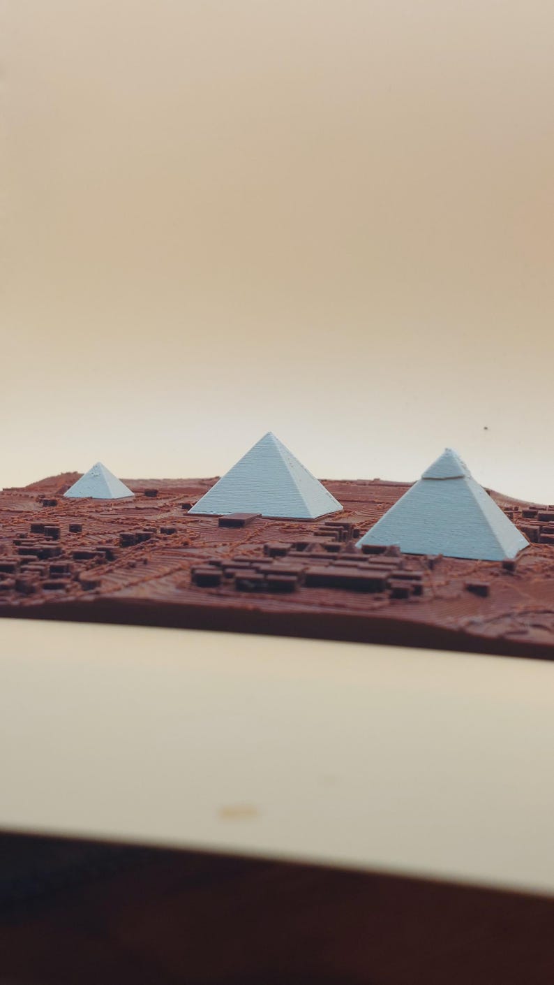 3D Printed Great Pyramids of Giza | Historical Egypt Model Set | High ...