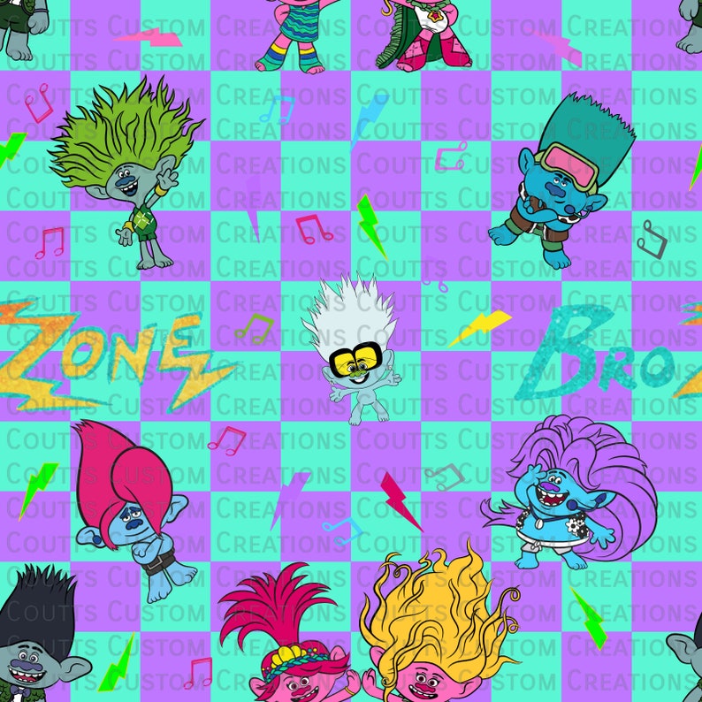 Neon Band Seamless - Etsy