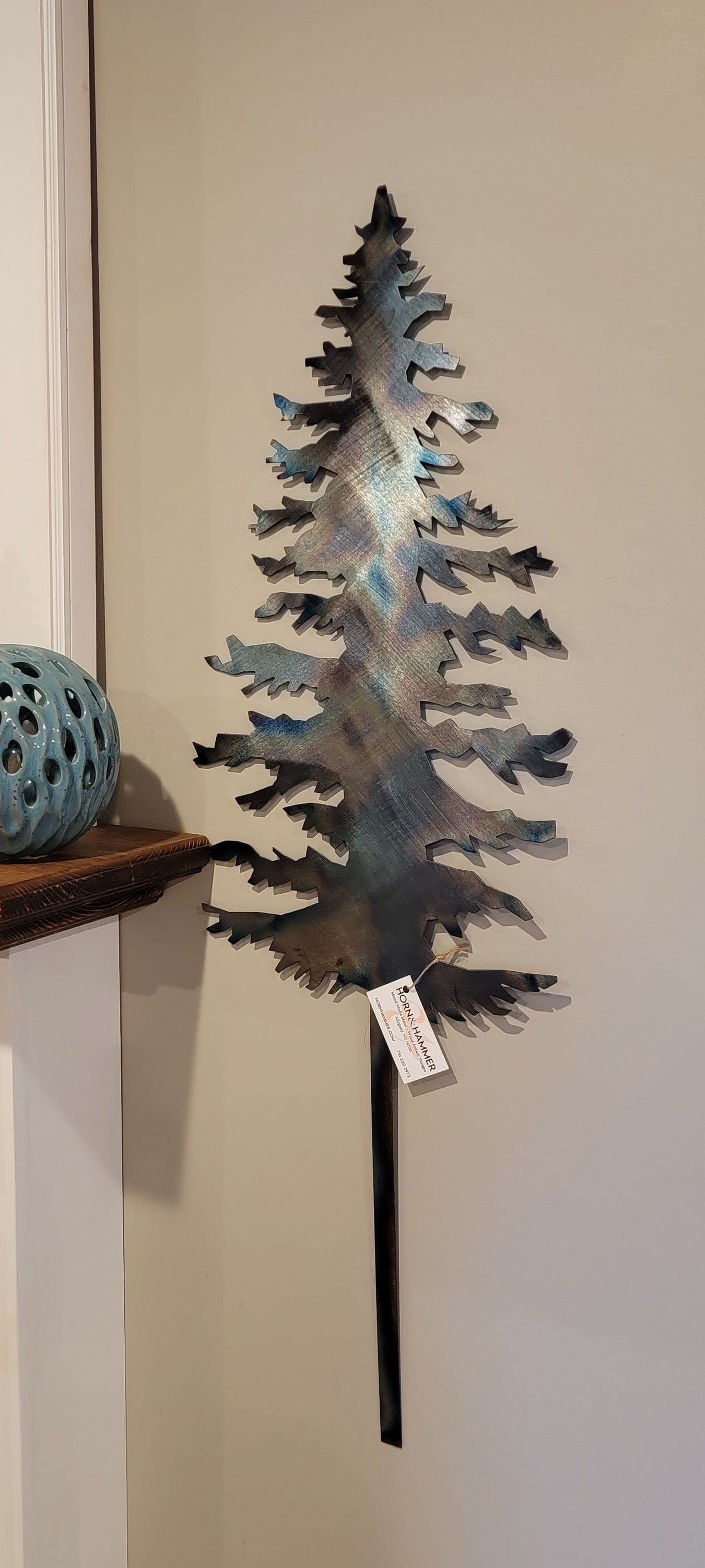 Metal Tree Art, Gallery Wall, Tree Silhouette, Minimalist, Metal Art ...