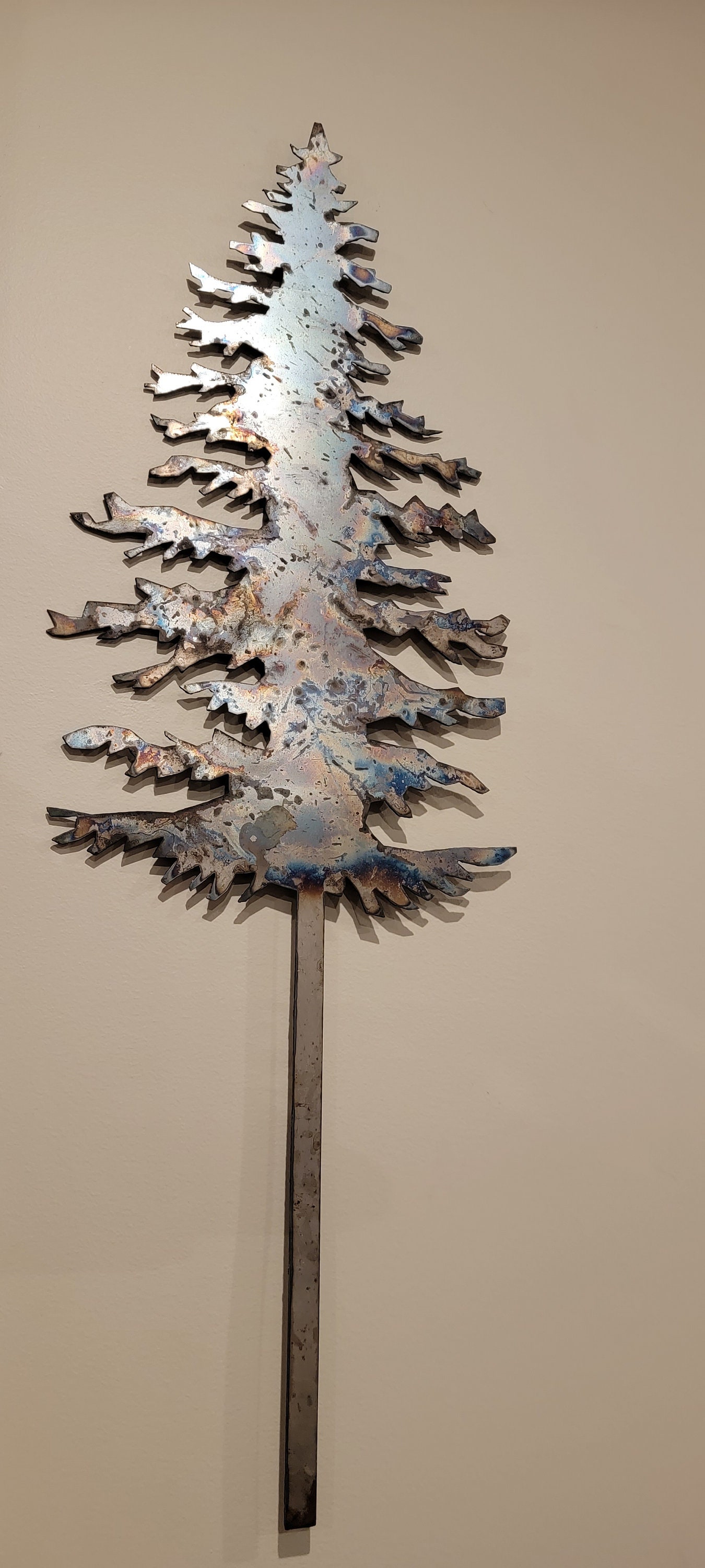 Metal Tree Art Gallery Wall Tree Silhouette Minimalist - Etsy