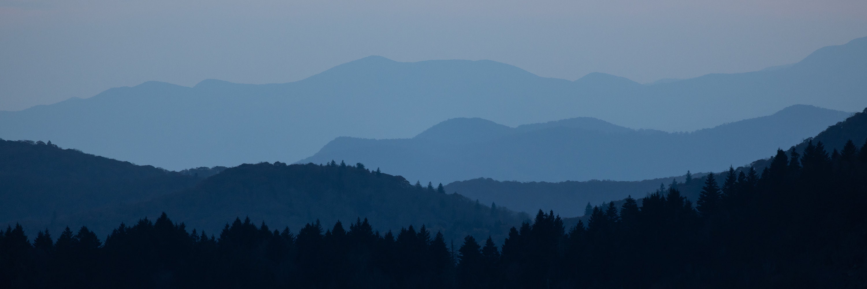 Blue Ridge Mountain Layers Print | Appalachian Mountain Ridges in ...