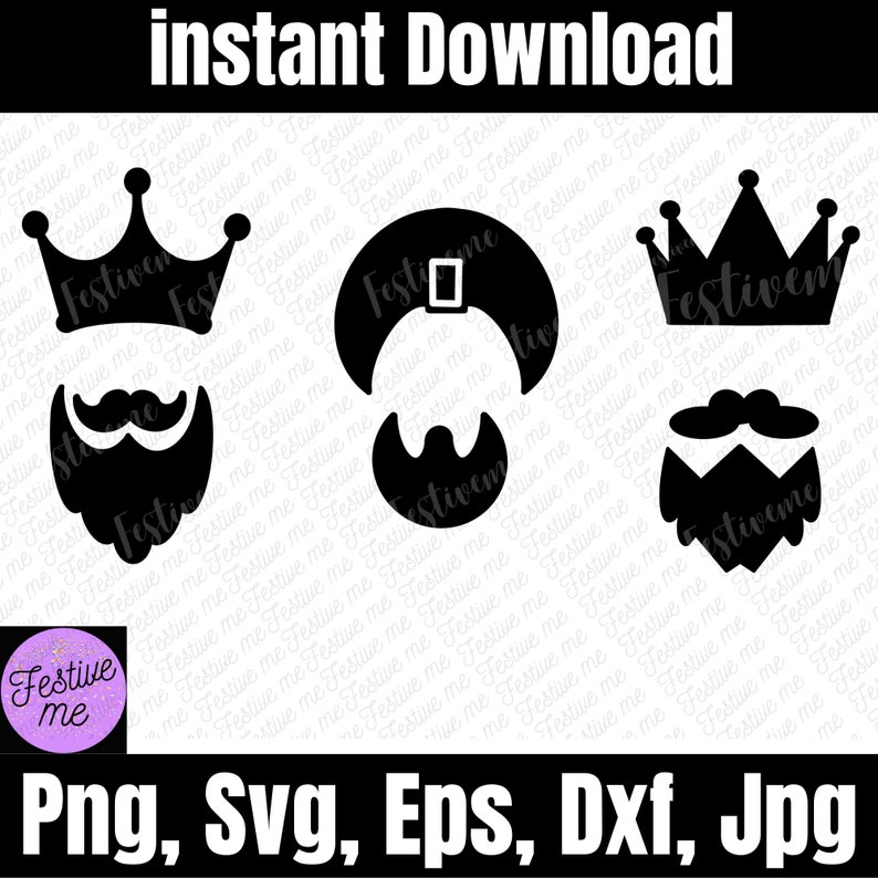 3 Reyes Magos 3 Wise Men Epiphany Melchor Gaspar Baltazar Cricut ...