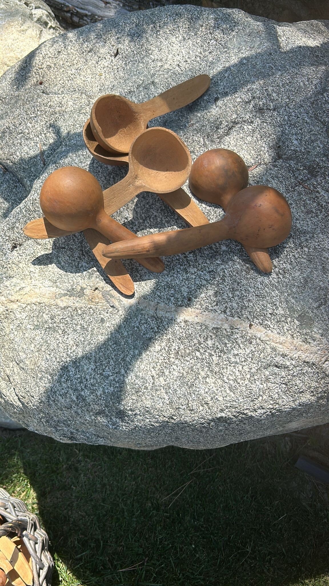 West African Wooden Spoons - Etsy