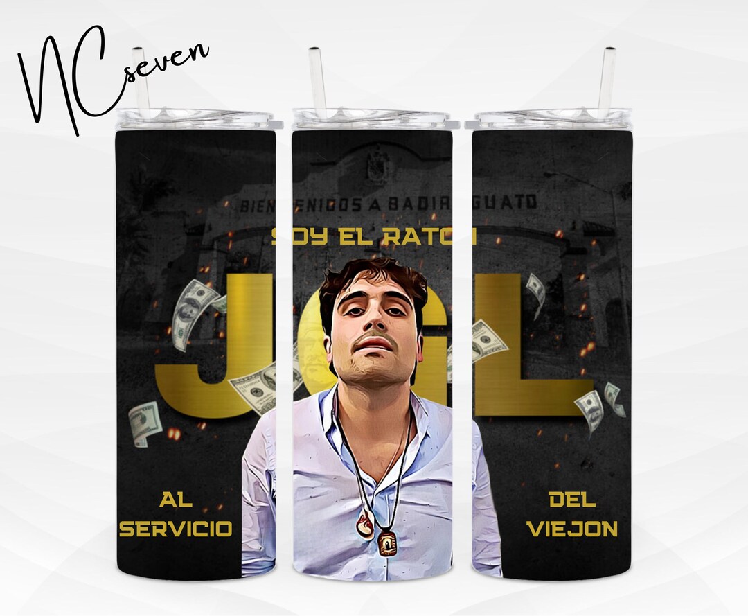 JGL Corridos Tumbados 20oz Skinny Tumbler Wrap El Raton PNG Instant ...
