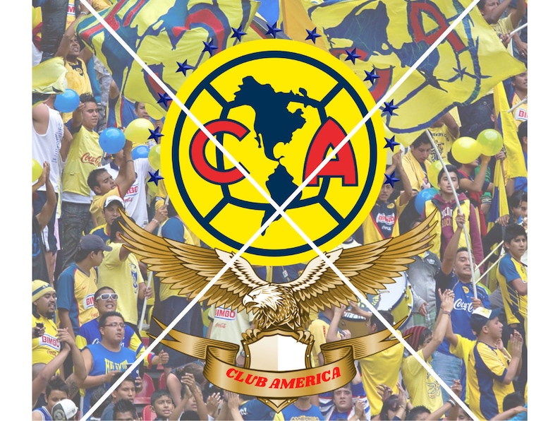 Club America 20oz Skinny Tumbler Wrap America Soccer Team - Etsy