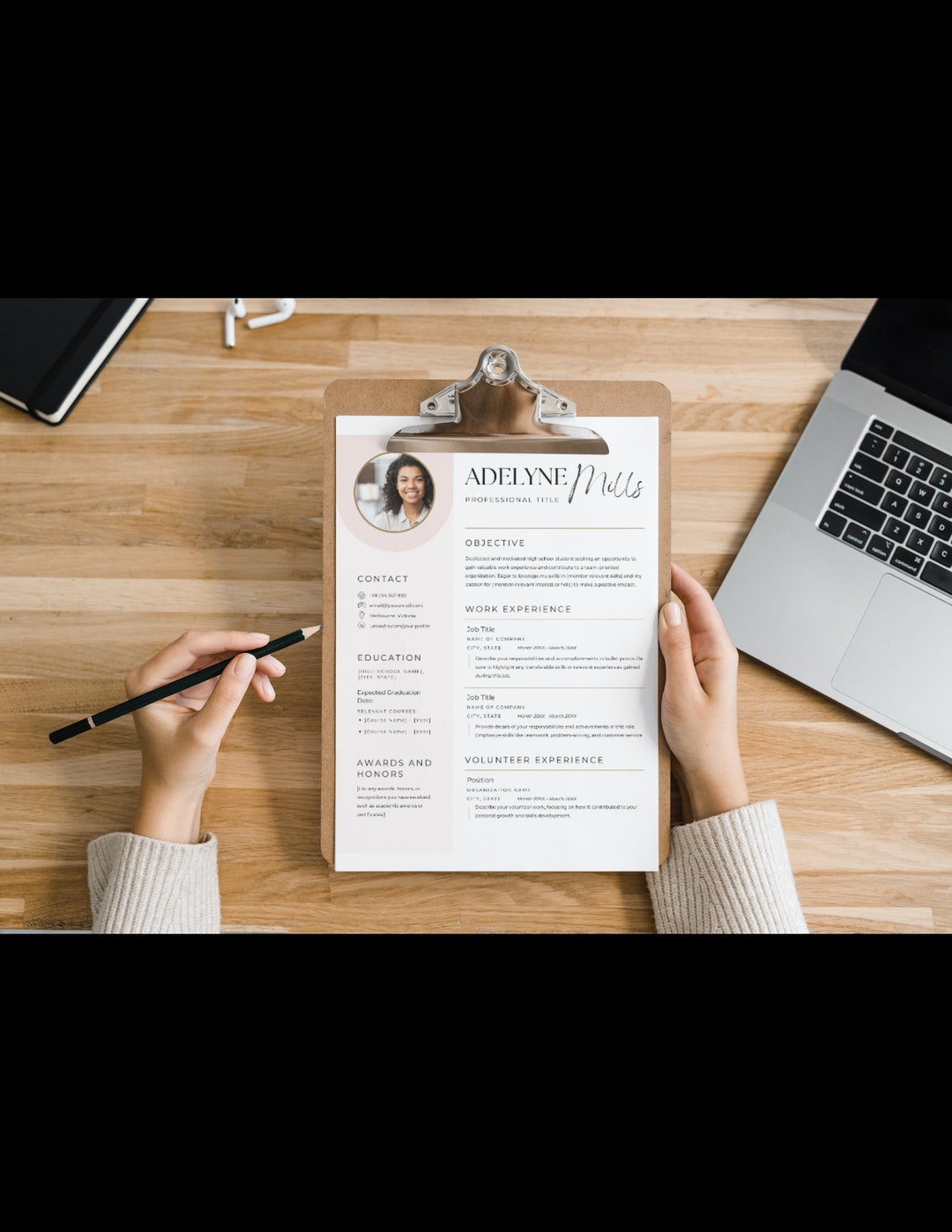 Resume Template for High School Students - Etsy