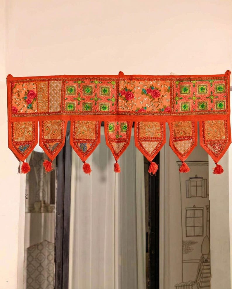 Handmade Patchwork Toran Indian Door Hanging Diwali Decor - Etsy