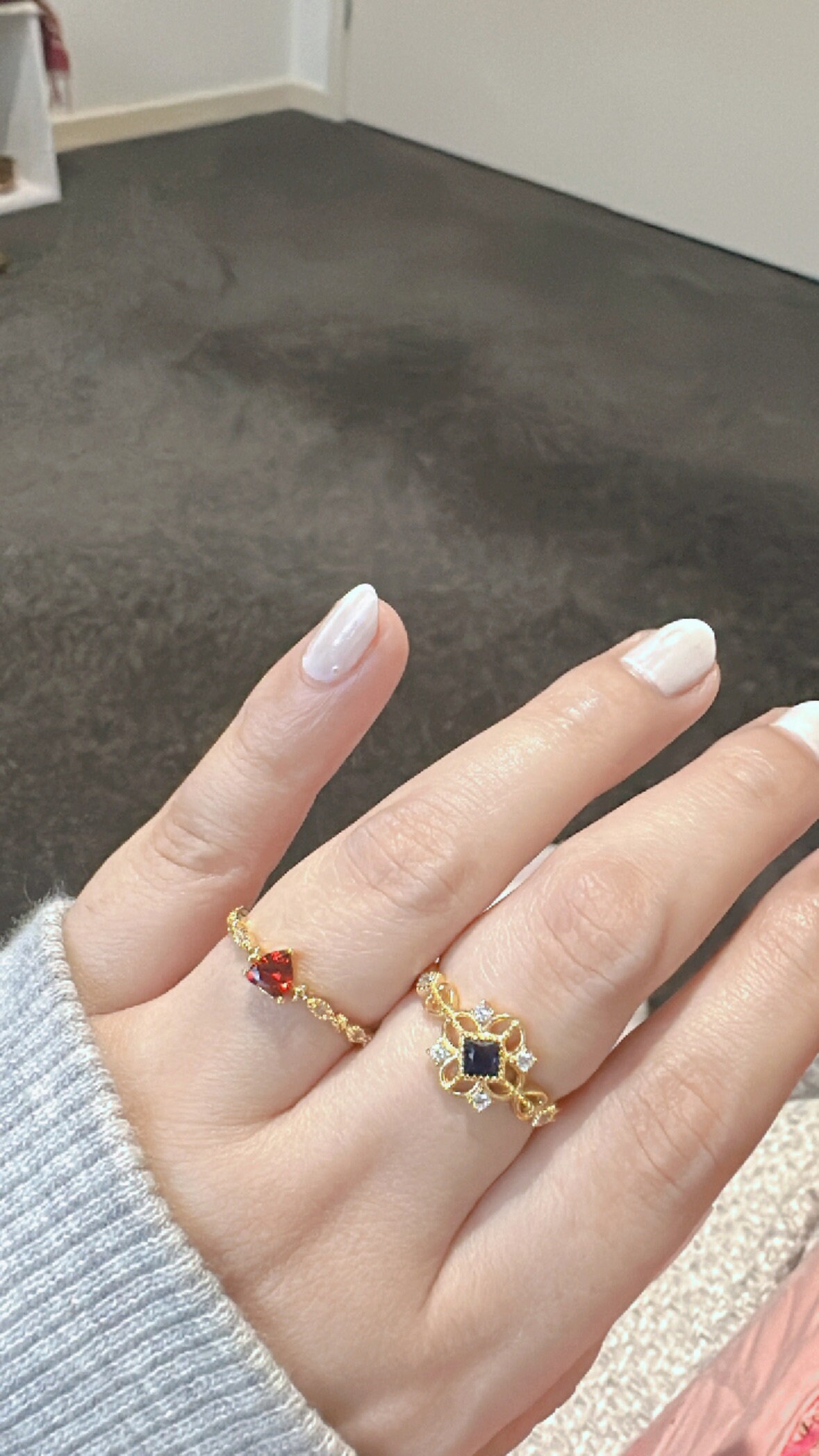 Elegant 18k Gold Plated Ring Perfect for Weddings, Birthdays, and ...