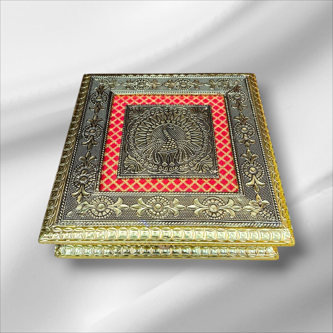 Handmade Wooden Return Gift Box, Decorative Wedding, Diwali, Festival ...