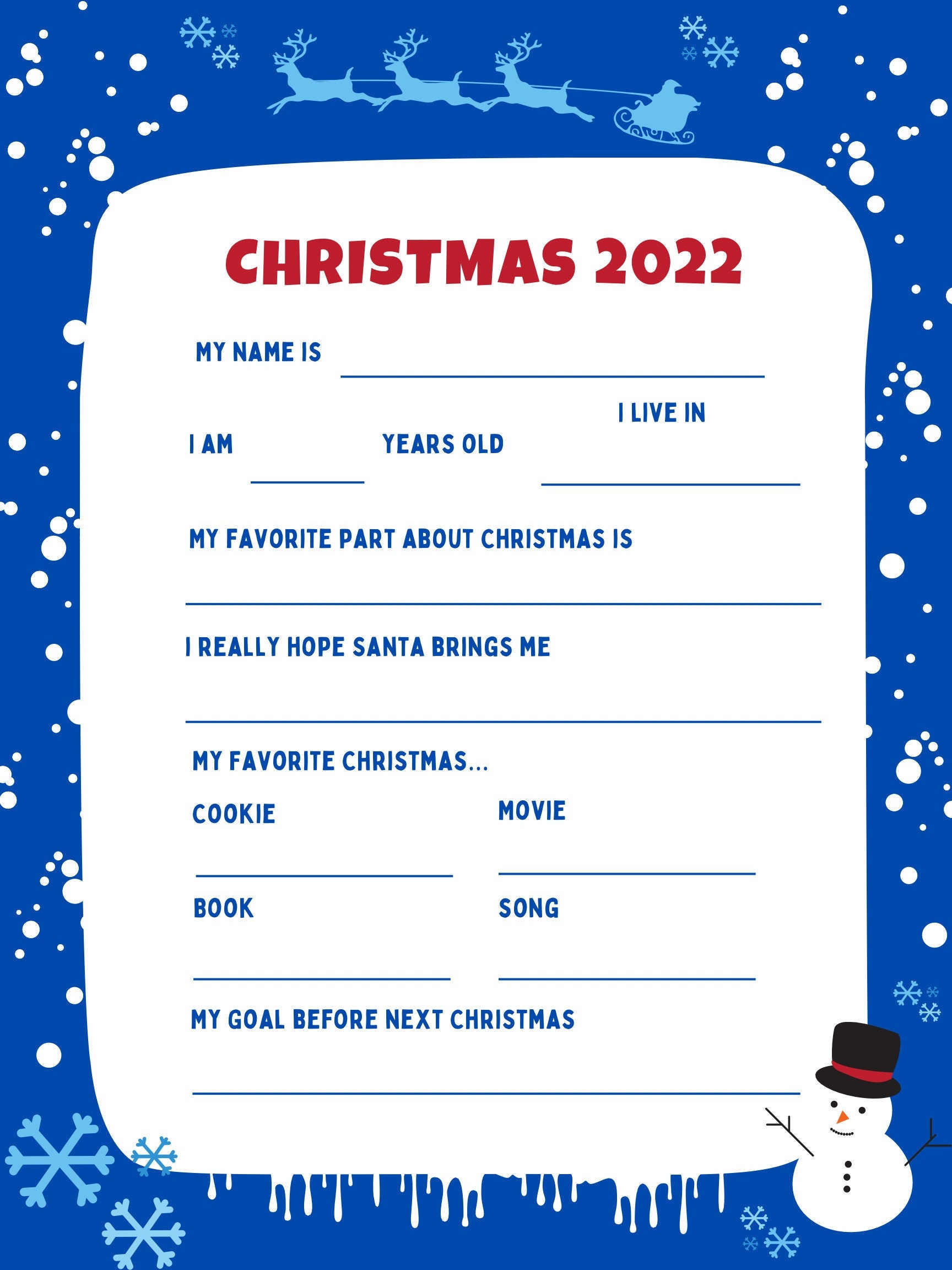 Christmas I Am Child Template, All About Me Christmas, Kids All About ...