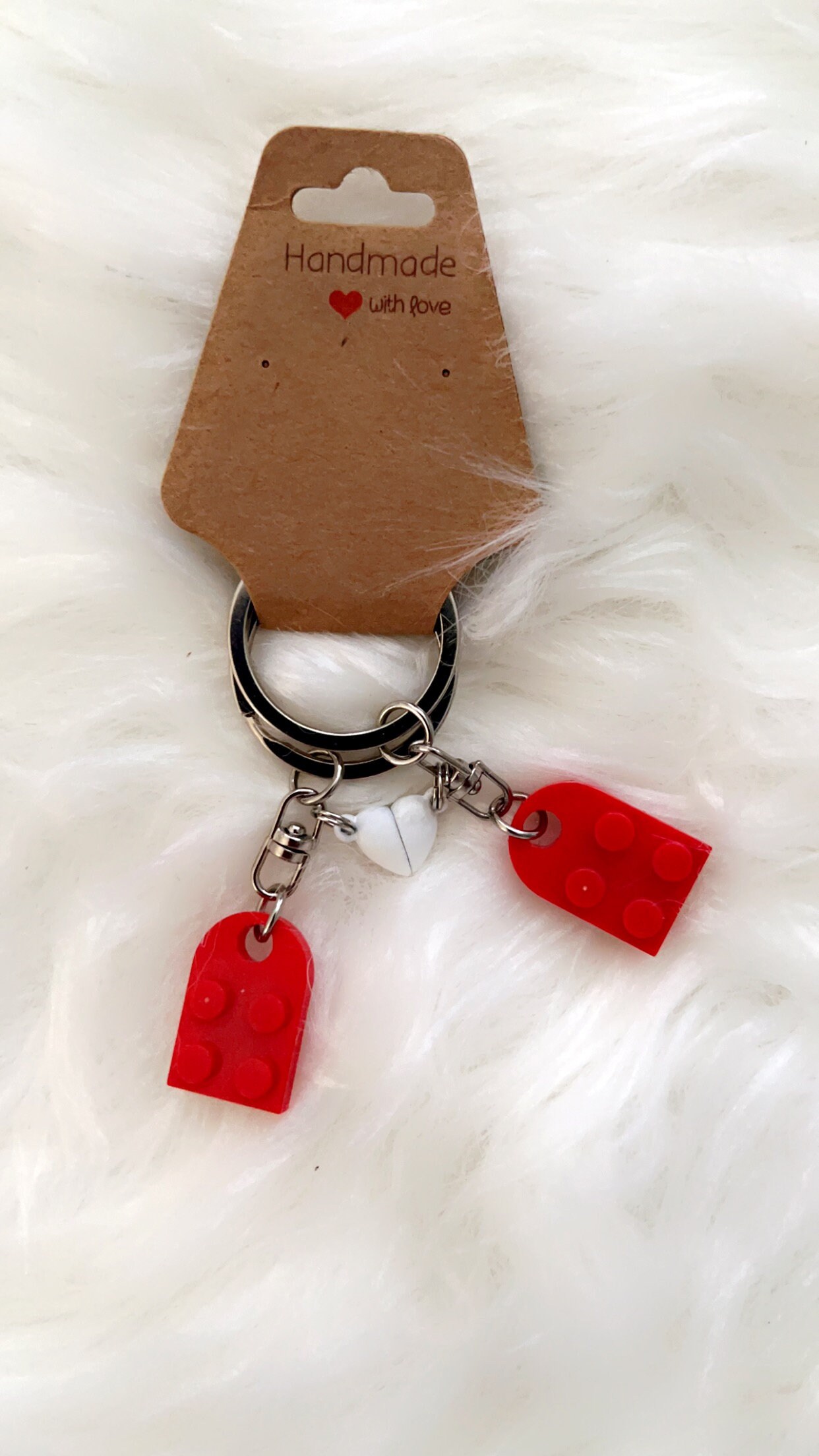 Connecting Heart Keychain - Etsy