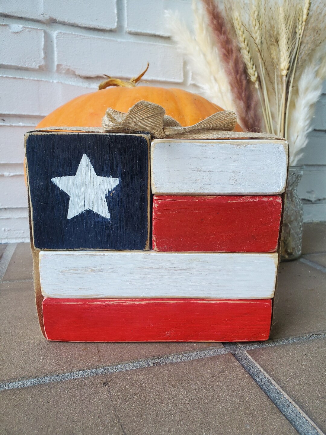 Rustic Mini Wooden American Flag American Flag Decor - Etsy