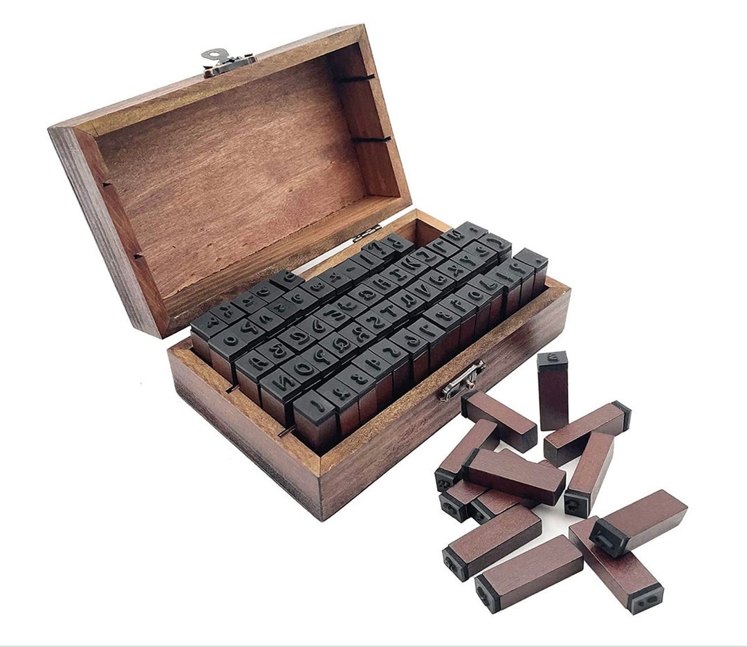 Cursive Handwriting 70-pc Rubber Alphabet Stamp Tool Upper - Etsy
