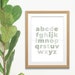 Aleph Bet, Alef Bet, Aleph Beis, Alef Beis, Hebrew Wall Art, ABC ...