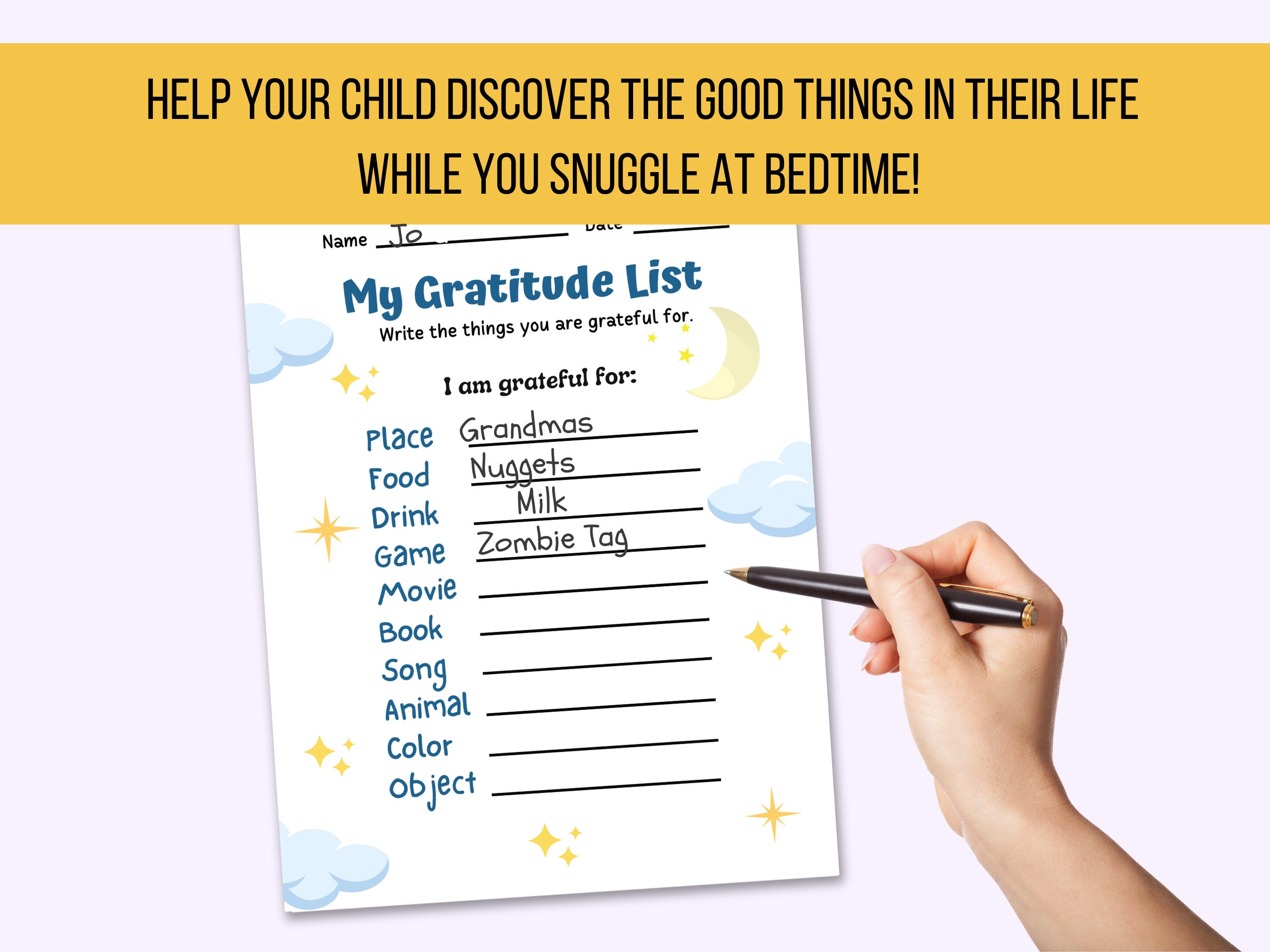 24-page Bedtime Gratitude Journal Bedtime Routine - Etsy