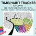 Printable Time & Habit Tracker - Etsy