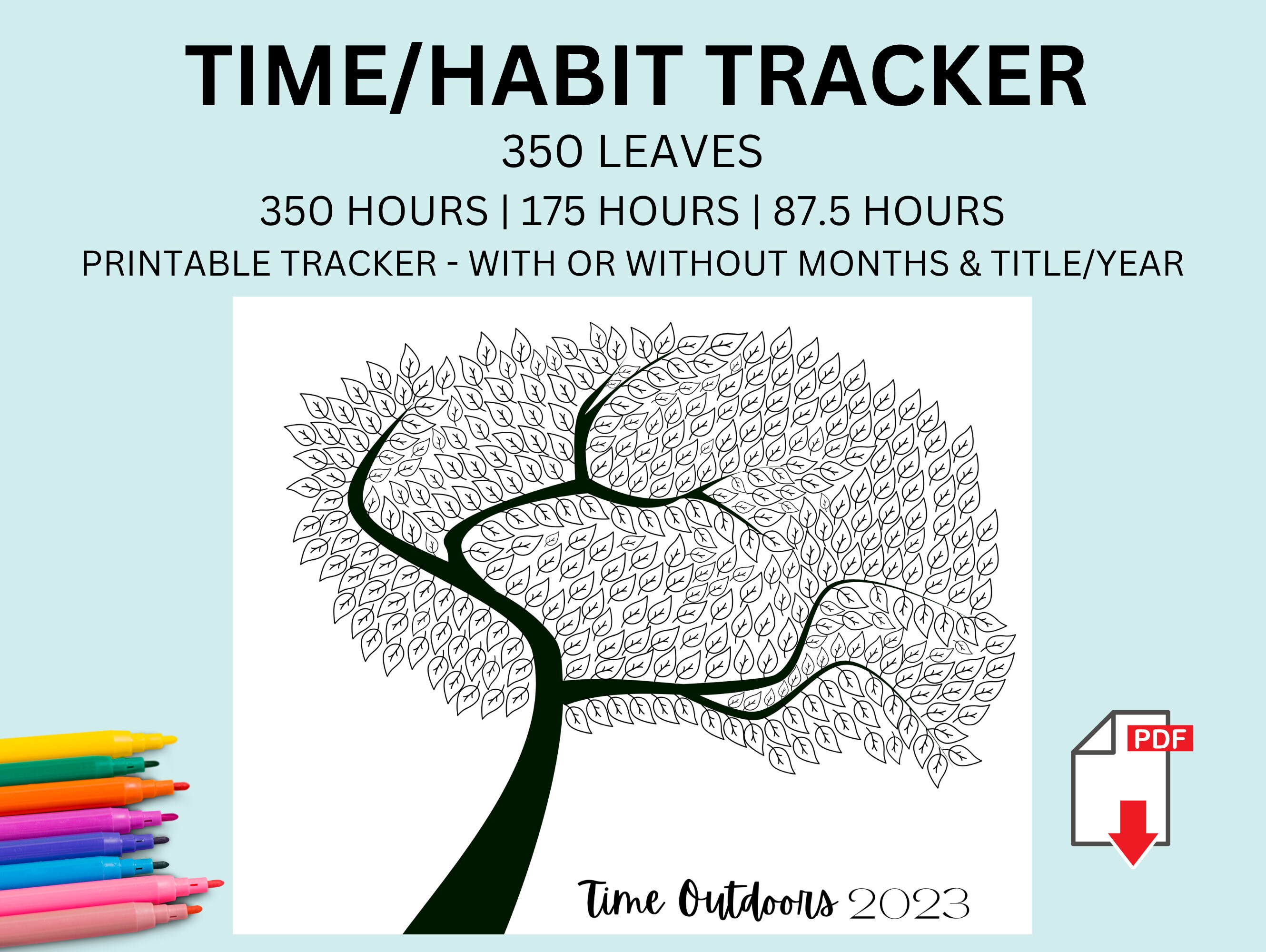 Printable Tree Tracker 350 - Etsy