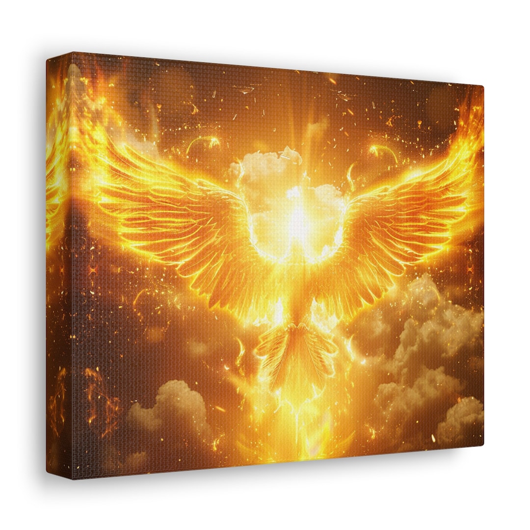 The Fire of the Holy Spirit/ Canvas/radiant Light/golden Flames/holy ...