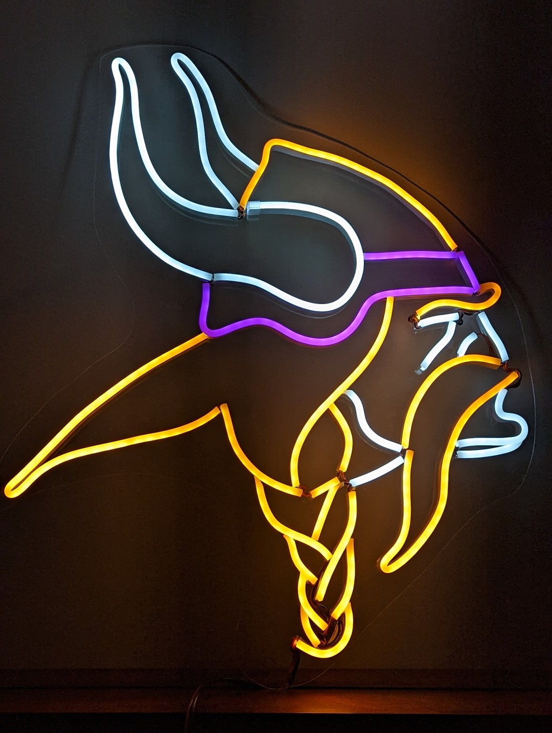 MN Vikings Neon LED - Etsy