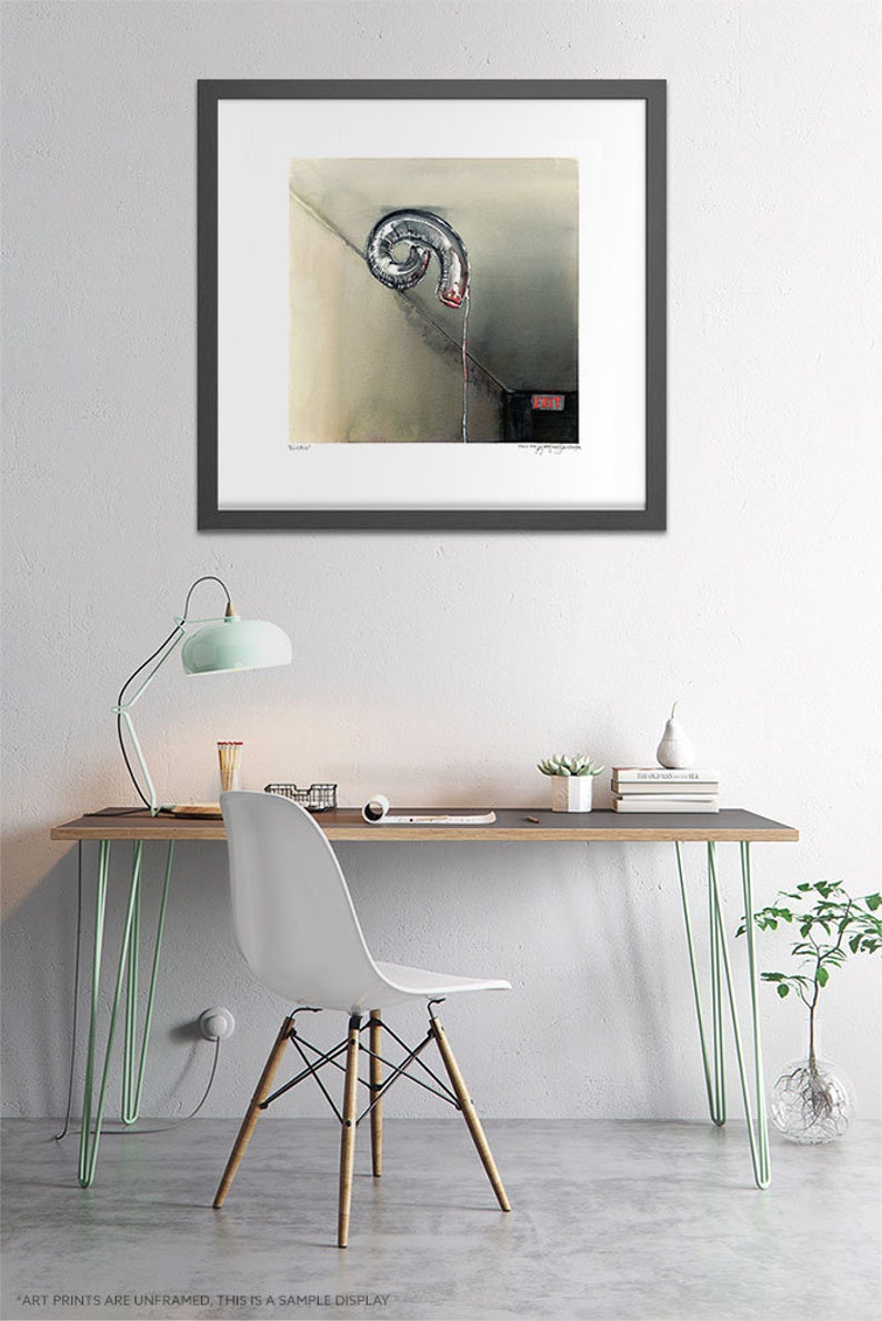Liminal Space Art Print Moody Wall Art of Metallic Balloon - Etsy