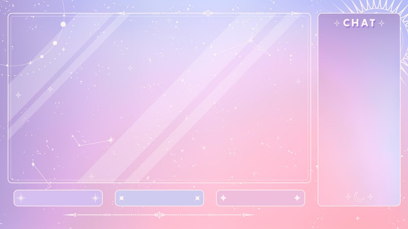 Full Animated Twitch Stream Pack Pastel Celestial Soft - Etsy
