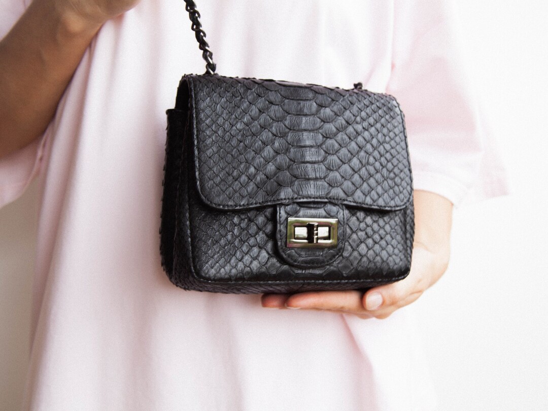 Python Bag, Crossbody Flap Bag - Etsy