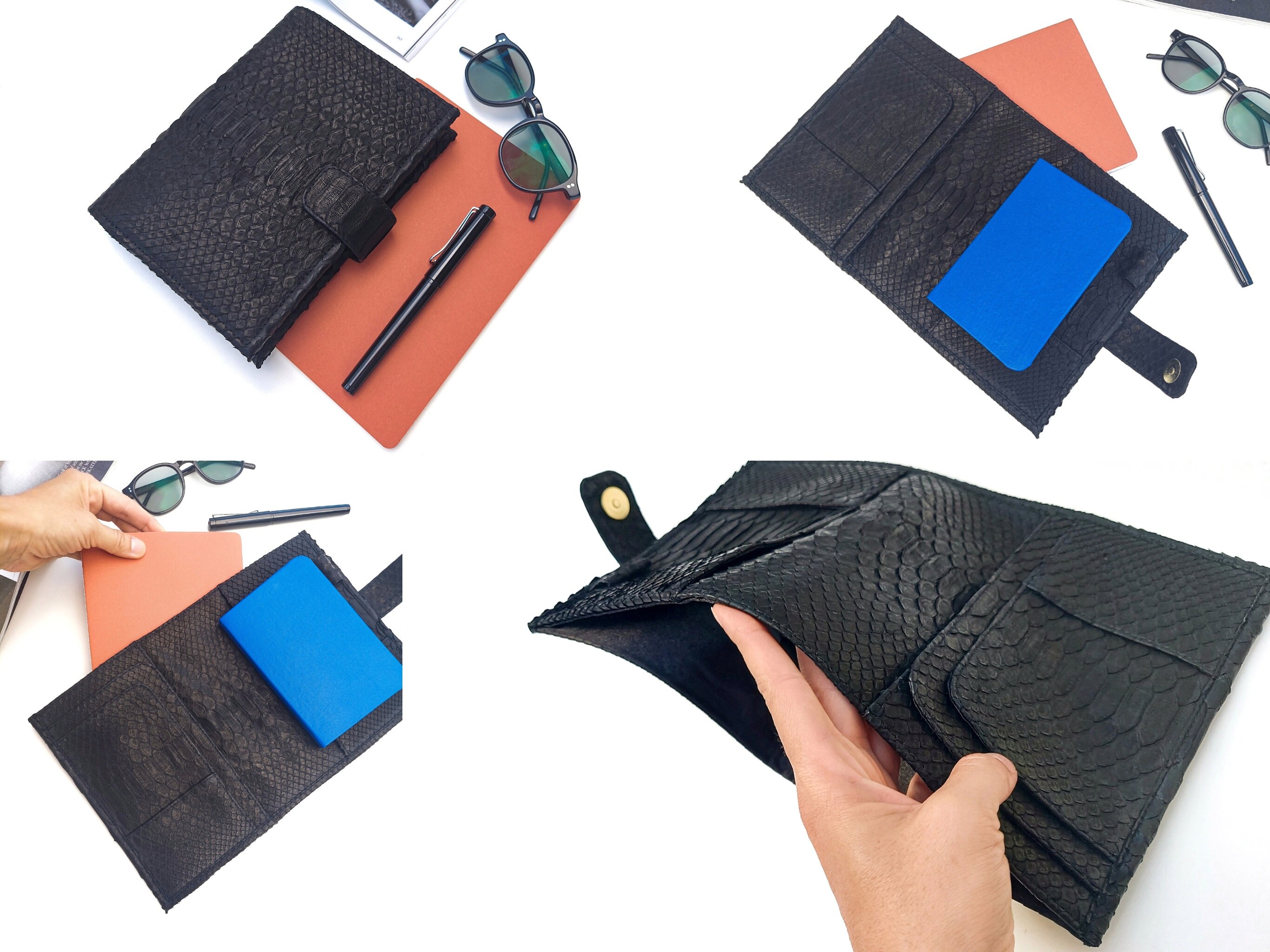 Diary Cover Planner Cover Python Leather Custom - Etsy