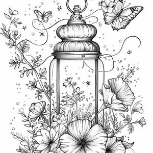 Magic Lantern; Coloring Pages; Creativity and Relaxation; Coloring Book ...