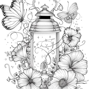 Magic Lantern; Coloring Pages; Creativity and Relaxation; Coloring Book ...