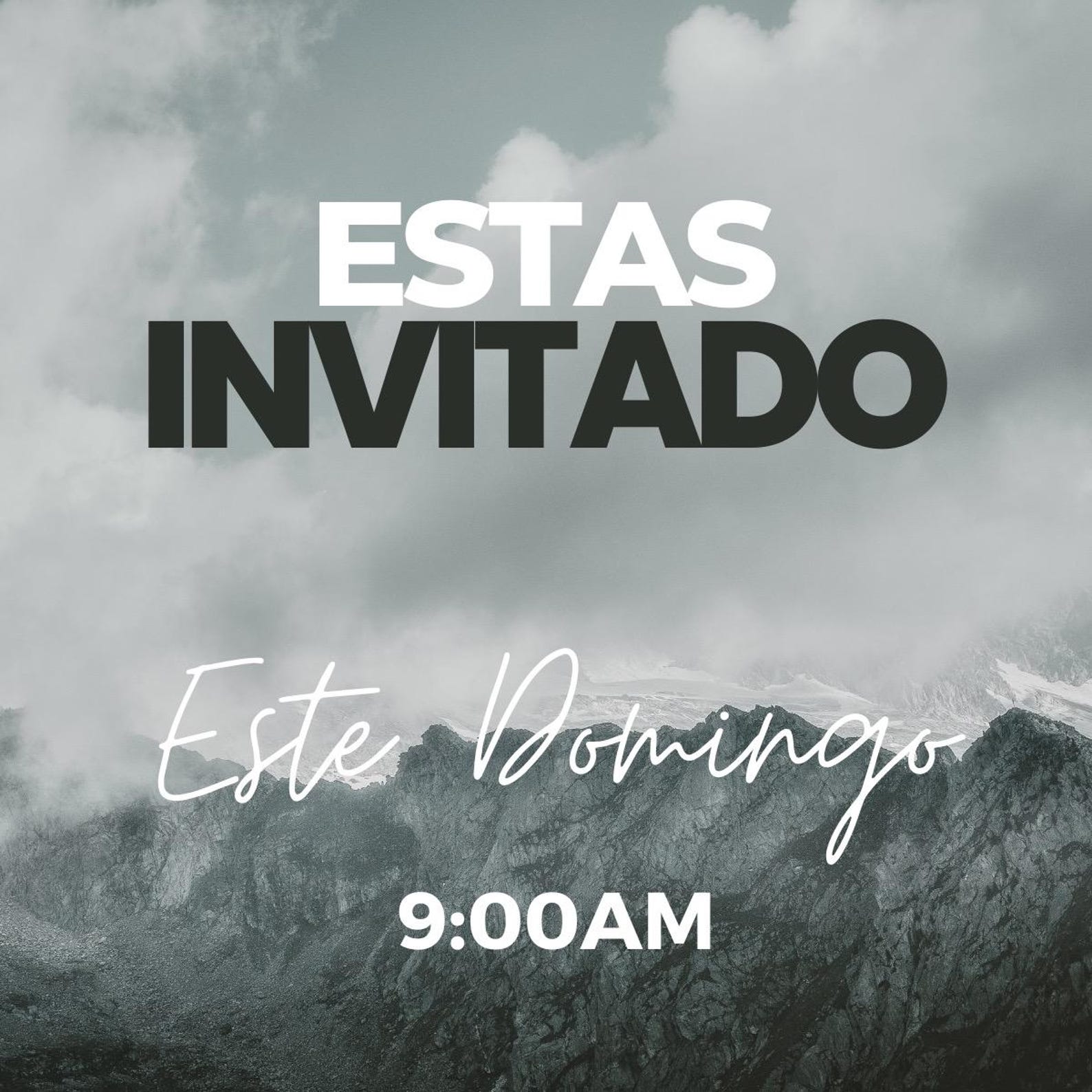 Plantilla Editable De Invitación Para Iglesia | Tarjeta Digital Para ...