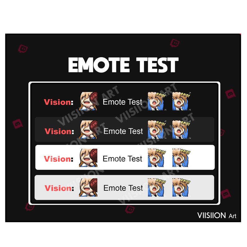 Twitch Emotes // Discord Emotes // Raid & Ban Power for Streamers! - Etsy