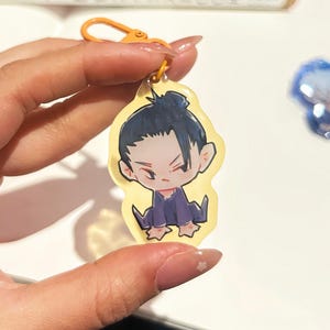 Jujutsu Kaisen Geto Gojo Chibi Acrylic Keychain - Anime Phone Charm ...