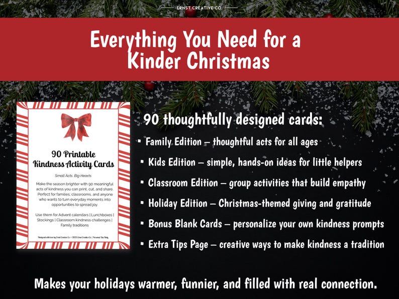 90 Printable Kindness Activity Cards | Acts of Kindness Cards for ...
