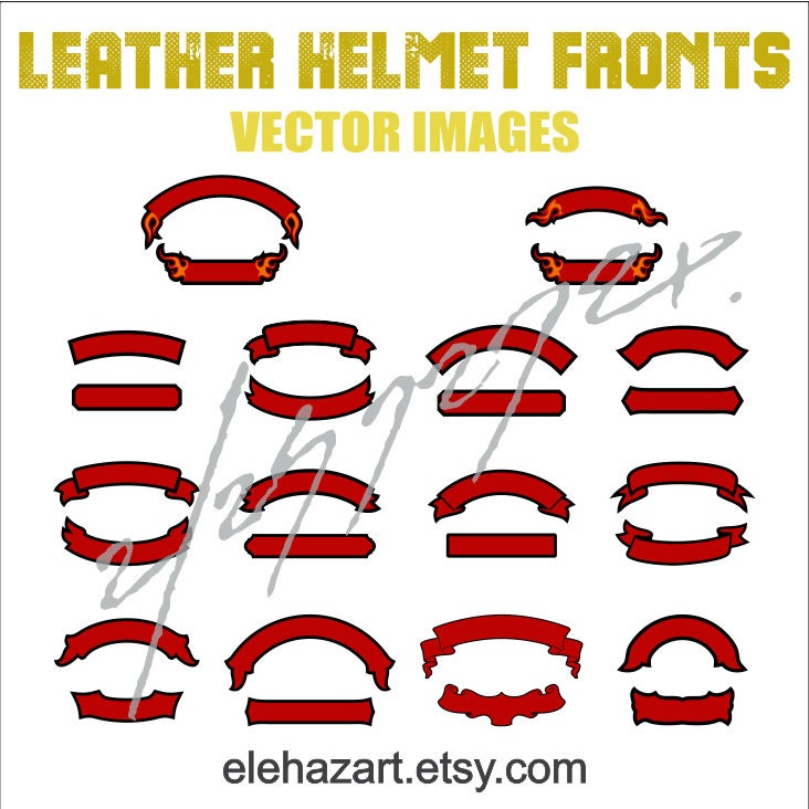 Pack of 28 TEXT NUMBERS PANEL Vector Templates for Leather Shields for ...