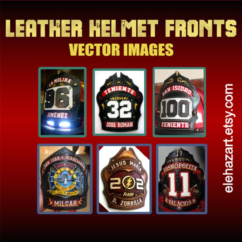 Pack of 28 TEXT NUMBERS PANEL Vector Templates for Leather Shields for ...