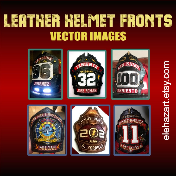 Pack of 28 TEXT NUMBERS PANEL Vector Templates for Leather Shields for ...