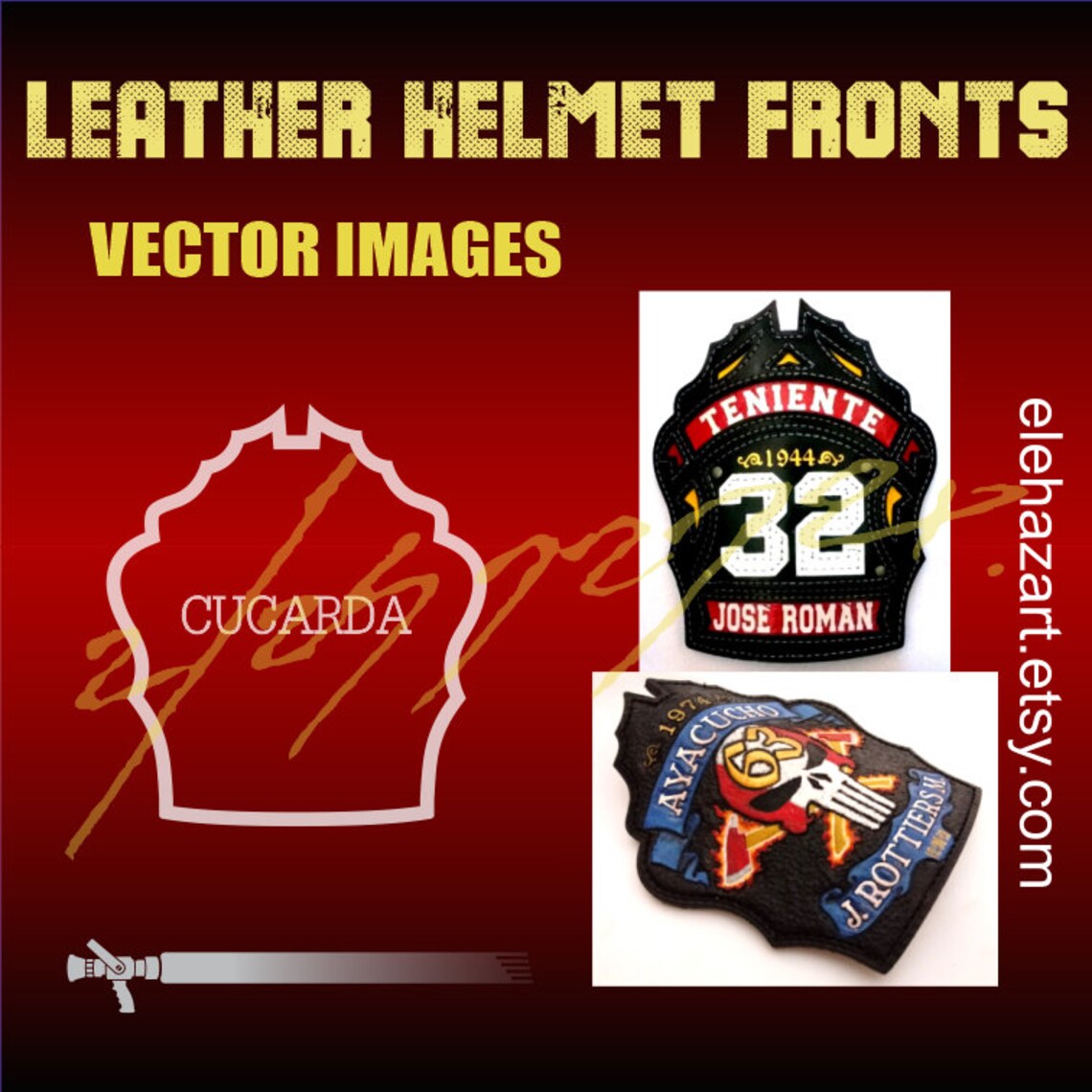 NEW Pack of 4 Vector Templates for Leather Shields for Traditional ...