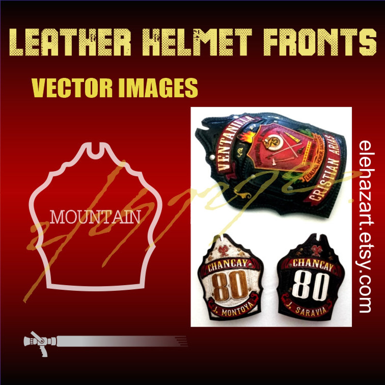 NEW Pack of 4 Vector Templates for Leather Shields for Traditional ...