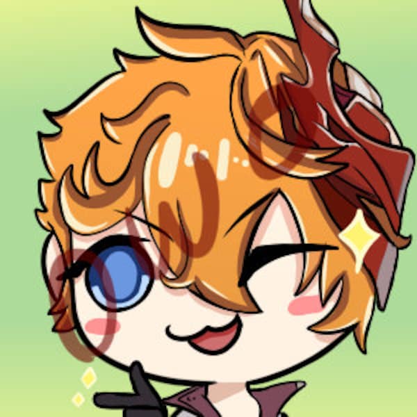 Genshin Childe Emotes - Etsy