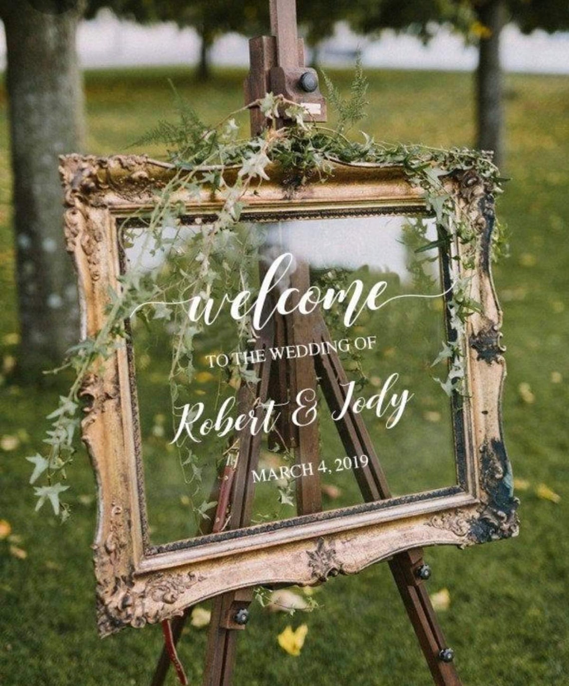 Personalised Wedding Decal - Etsy