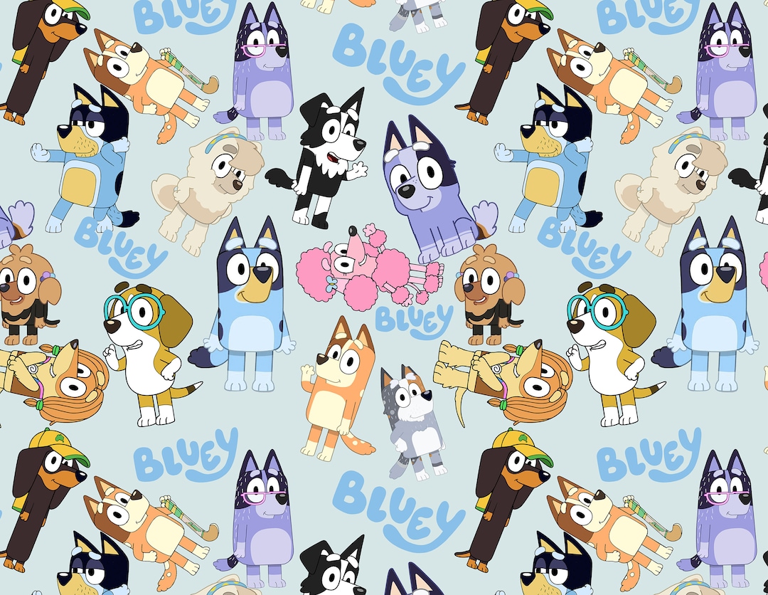 Bluey Wrapping Paper Bluey Gift Wrap Bluey Wrapping Bluey - Etsy