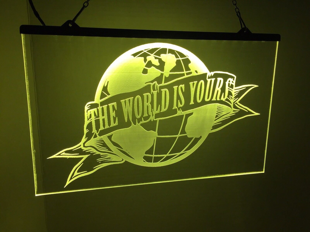 Scarface Led Neon Light Sign barman Cave - Etsy