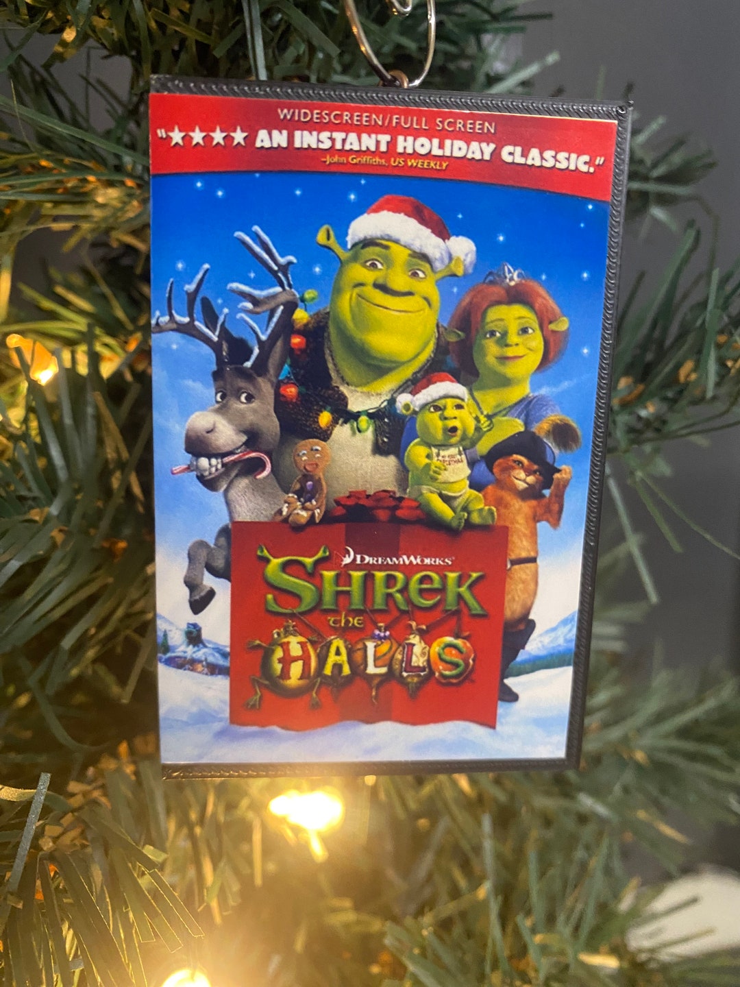 Shrek Ornament Mini Dvd Christmas - Etsy